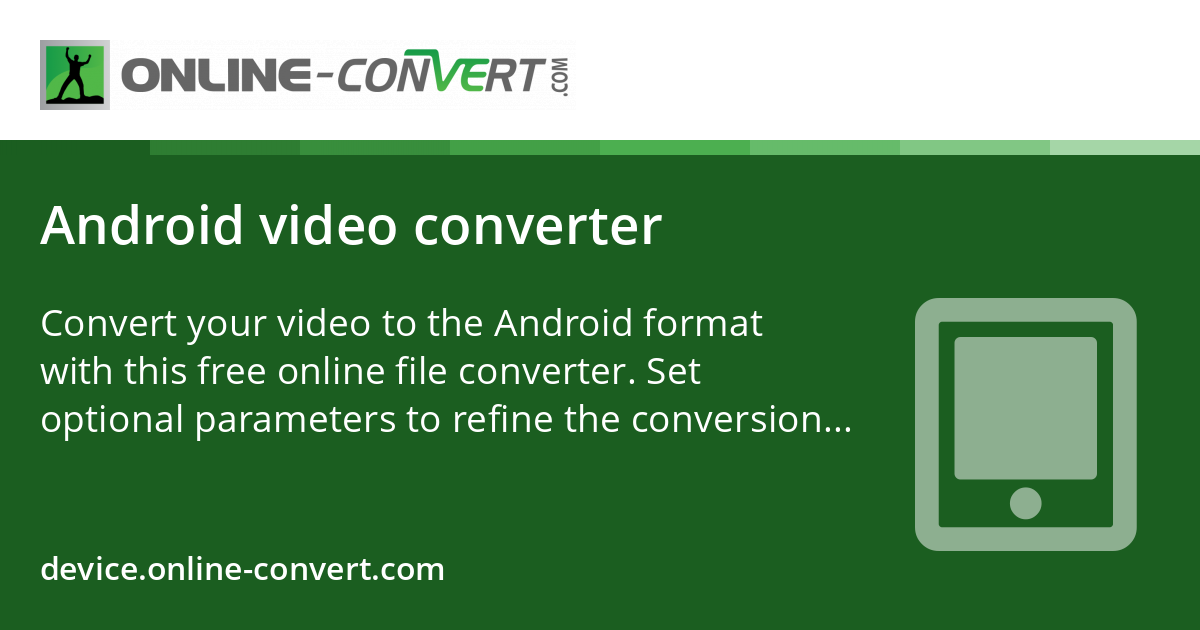Android video converter